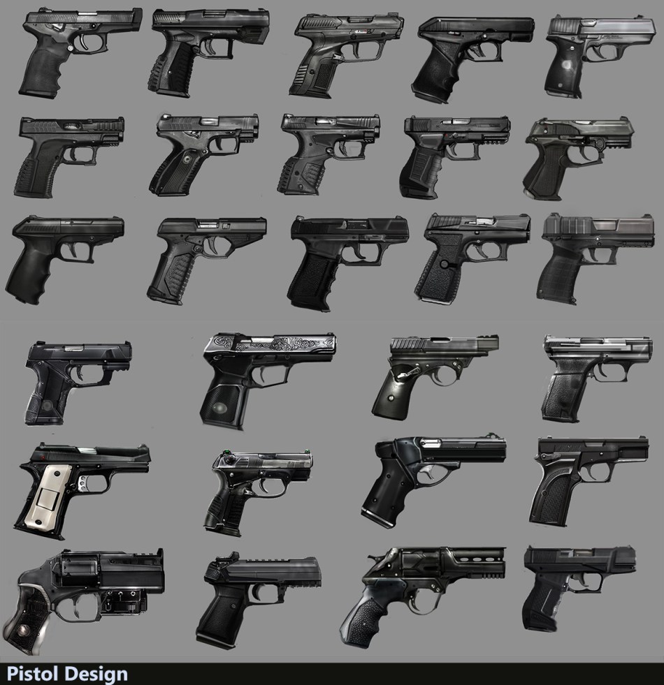 Pistol iterative design | Art of Grant Gosler